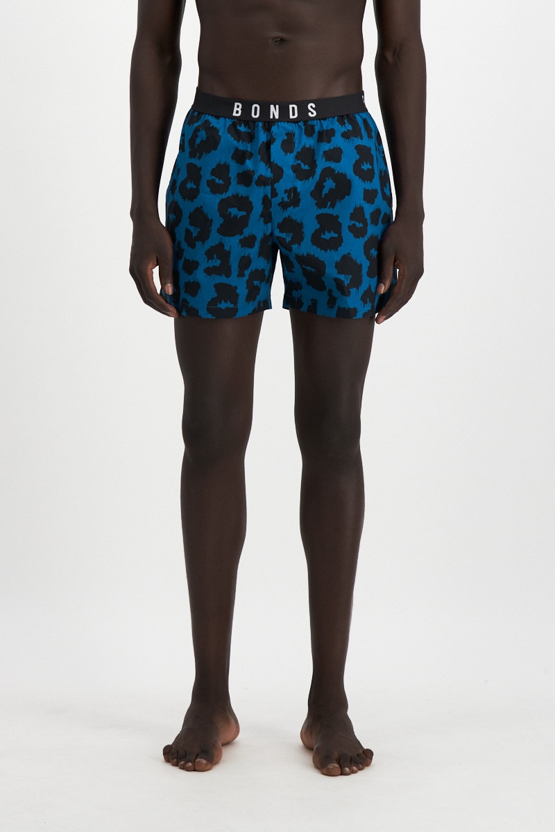 BONDS Livin' Woven Boxer | MWQG | Drip Leopard Large