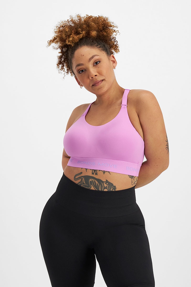 BONDS Move Wirefree Bra | YWRB | Lilac Glaze