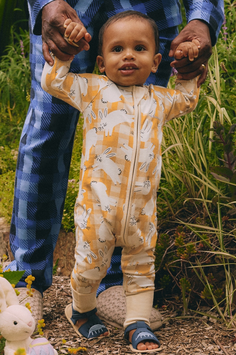 Buy Baby Zip Wondersuit in Mini Bunny Burrow Mustard Online | BONDS