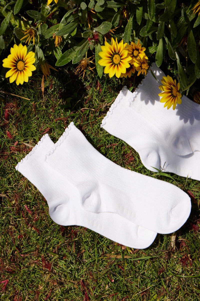 Bonds Womens Frill Anklet Socks 2 Pack | Womens Socks | LXFC2N