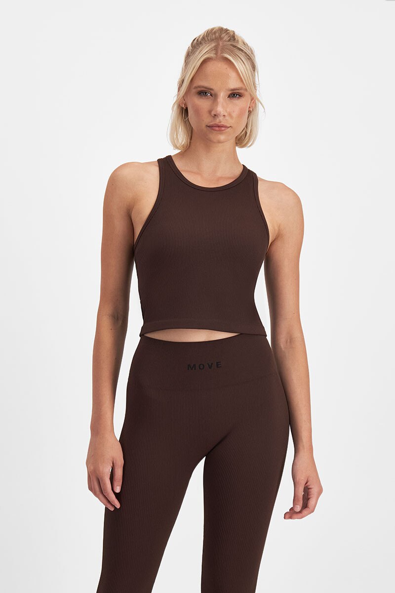 Bonds Move Rib Tank | Womens T-Shirt | CQXRI