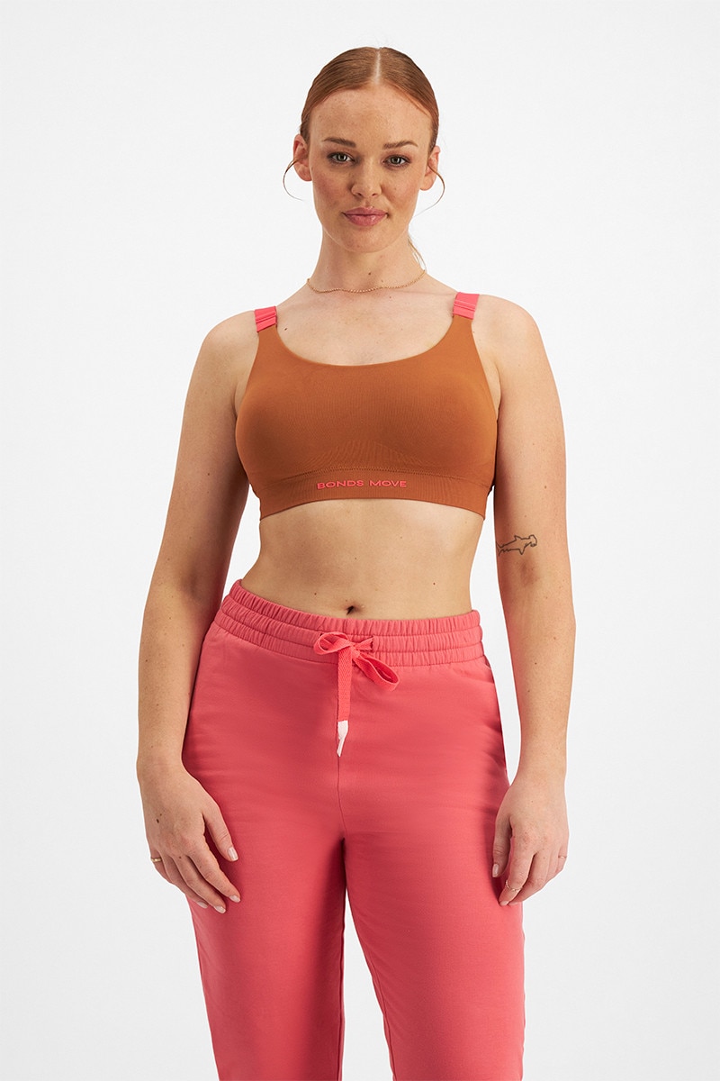 Bonds Move Seamless Bralette | Womens T-Shirt | CRTDI
