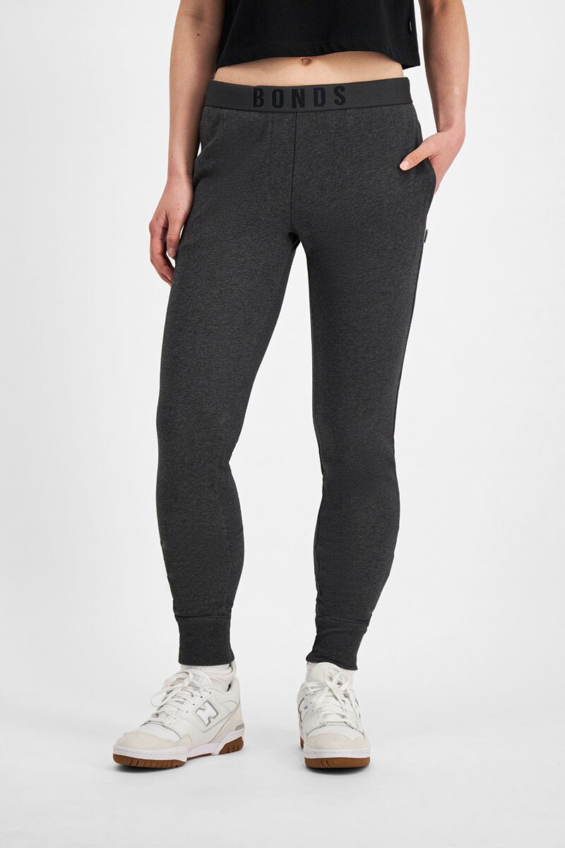 BONDS Originals Logo Skinny Trackie | CT8UI | Asphalt Marle