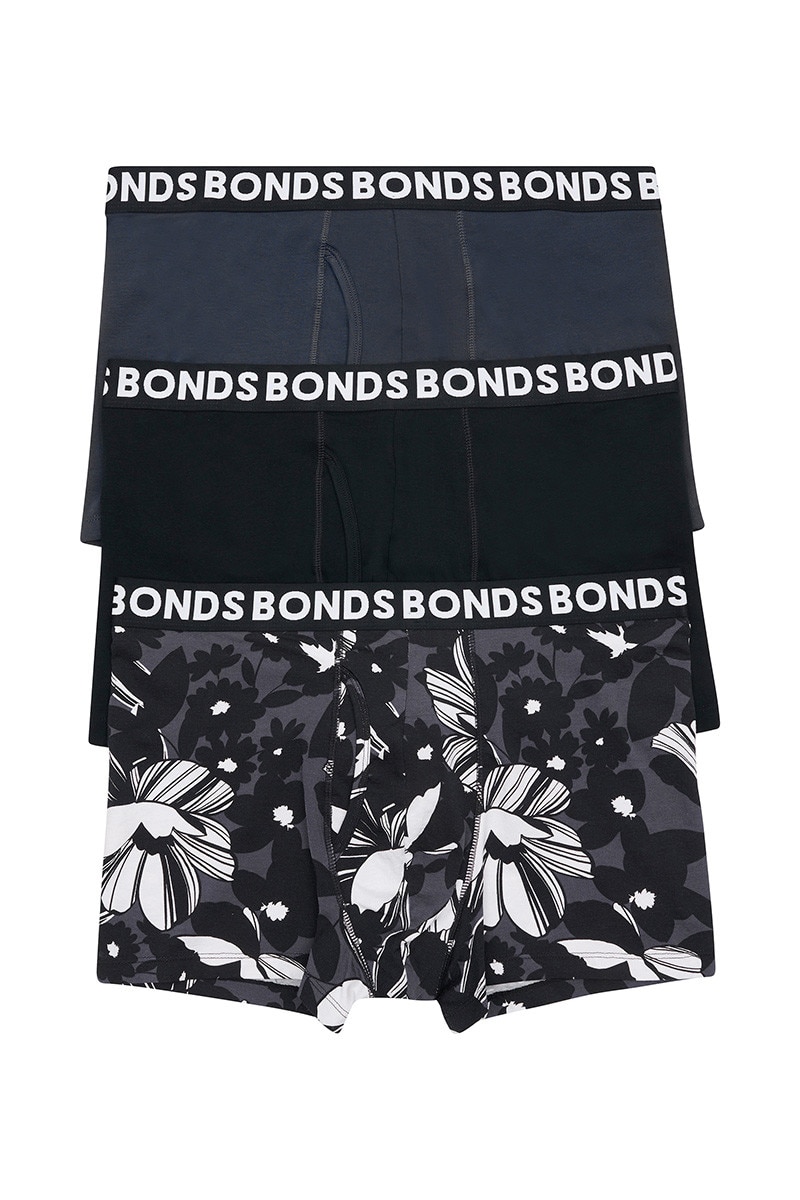 Bonds Everyday Classic Trunk 3 Pack | Mens Underwear | MWQ43A