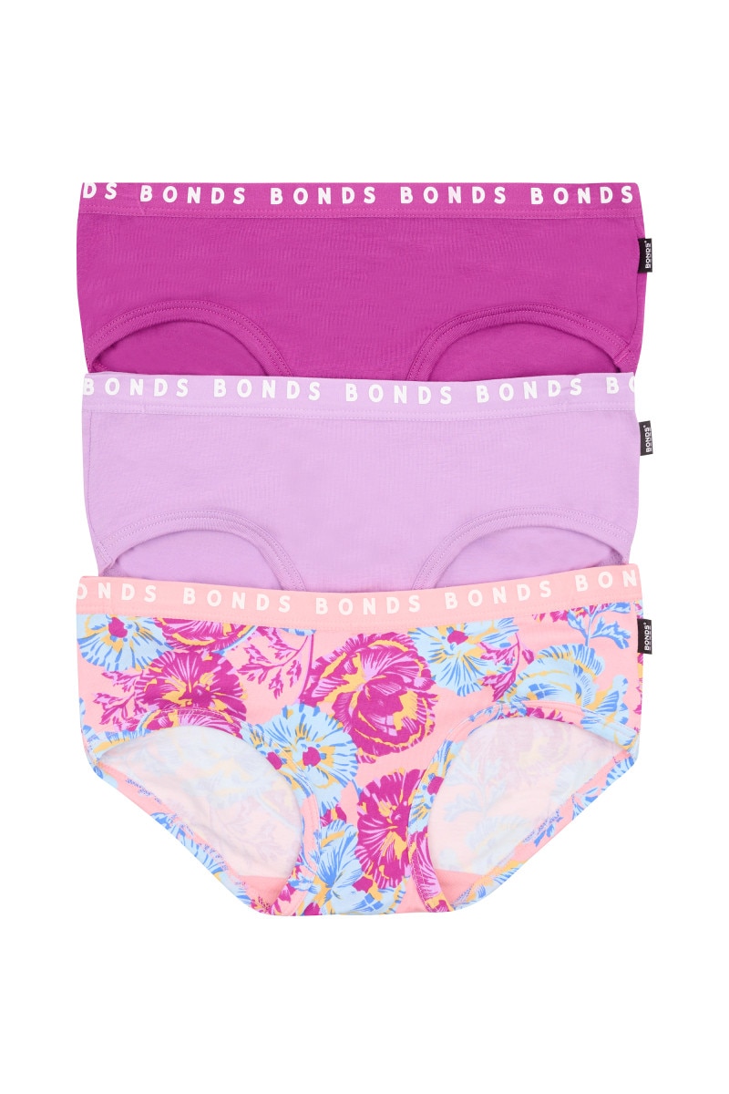 Bonds Hipster Boyleg 3 Pack | Womens Underwear | WUDNA