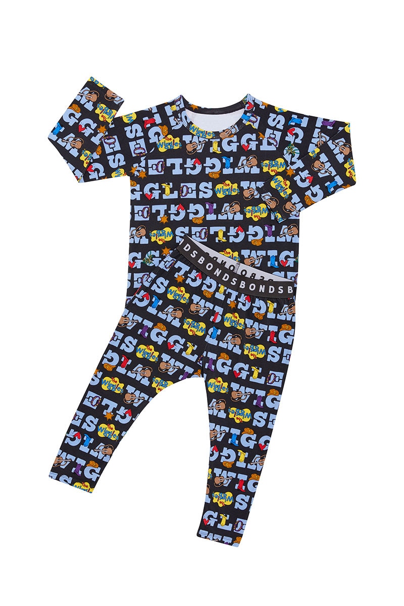 The Wiggles X Bonds Longsleeve Sleep Set | Kids Sleep Set | KVANR