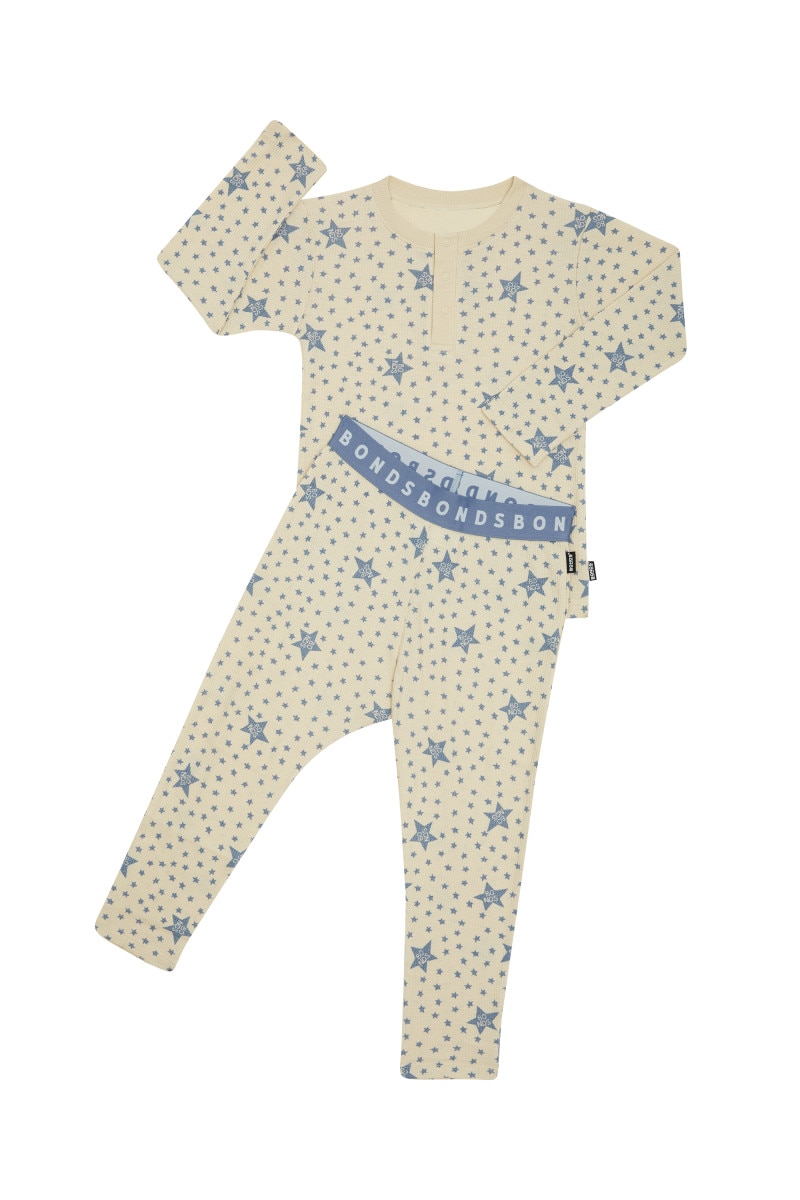 Bonds Kids Long Sleeve Waffle Sleep Set | Kids Sleep Set | KVDYK