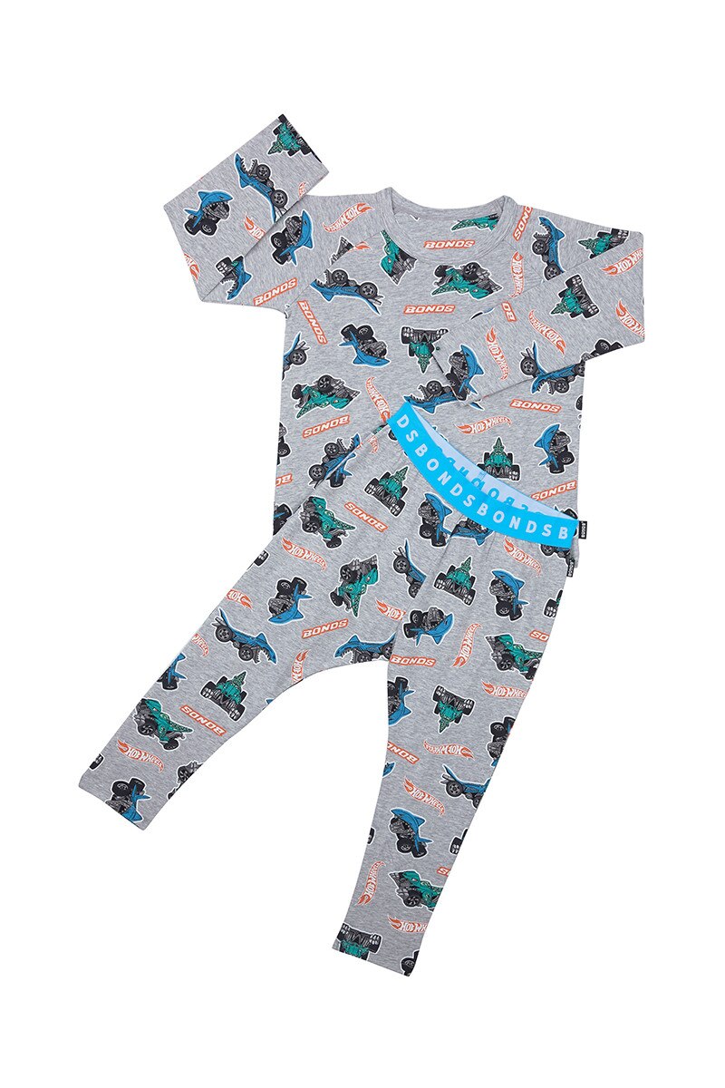 Bonds x Hot Wheels Long Sleeved Sleep Set | Kids Sleep Set | KW79R