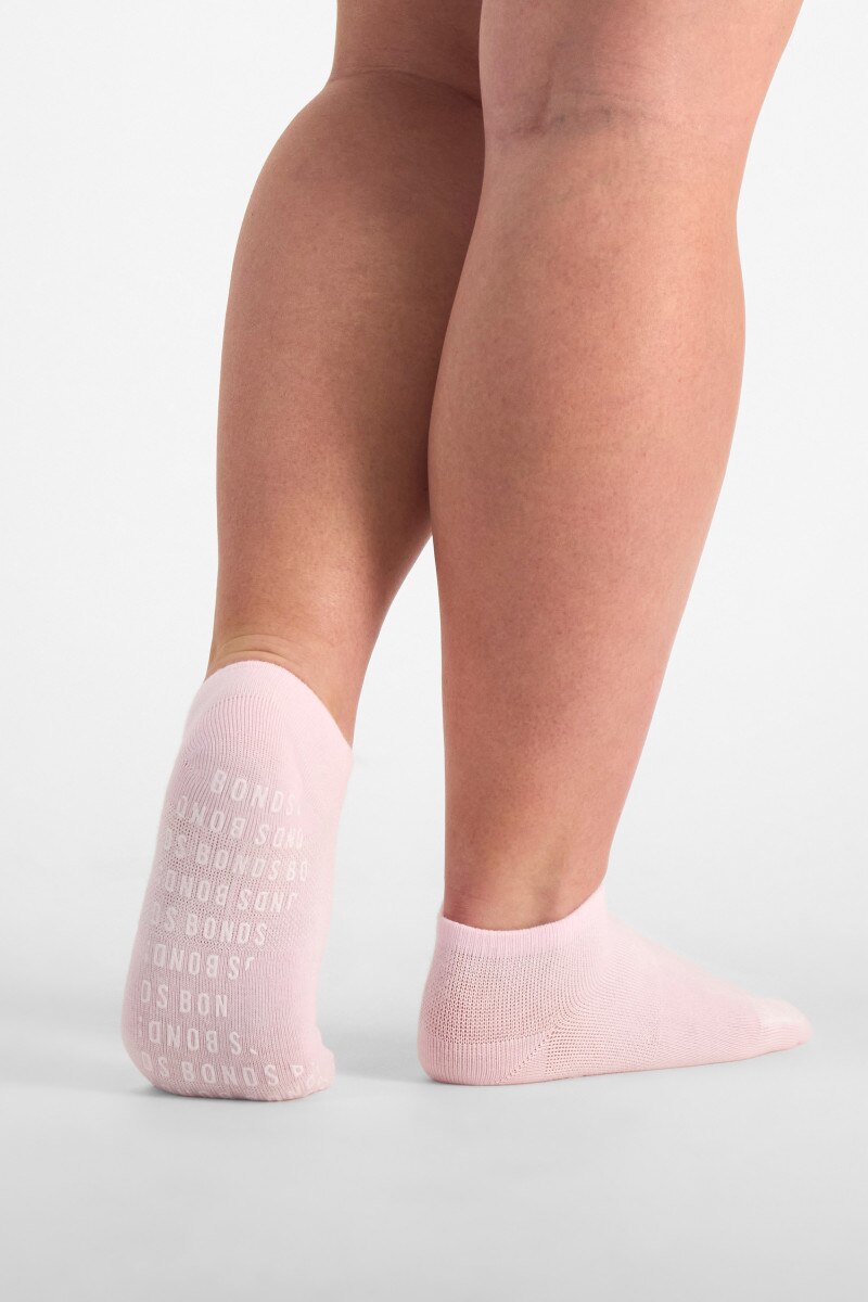 Bonds Womens Grip Low Cut Socks 2 Pack | Womens Socks | LXFR2N