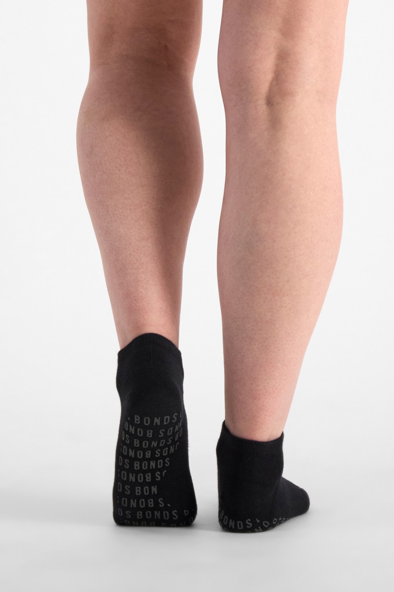 Bonds Womens Grip Low Cut Socks 2 Pack | Womens Socks | LXFR2N