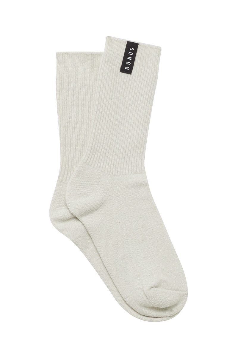 Bonds Womens Home Chunky Rib Crew Socks 1 Pack | Womens Socks | LXHF1N