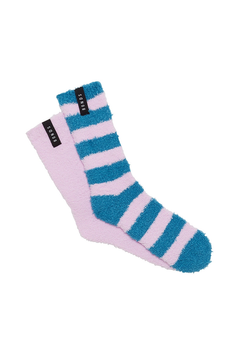 Bonds Womens Supersoft Crew Socks 2 Pack | Womens Socks | LXTP2N