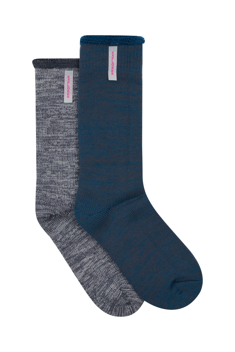 Bonds Explorer Womens Original Wool Crew Socks 2 Pack | Womens Socks | LXXR2N