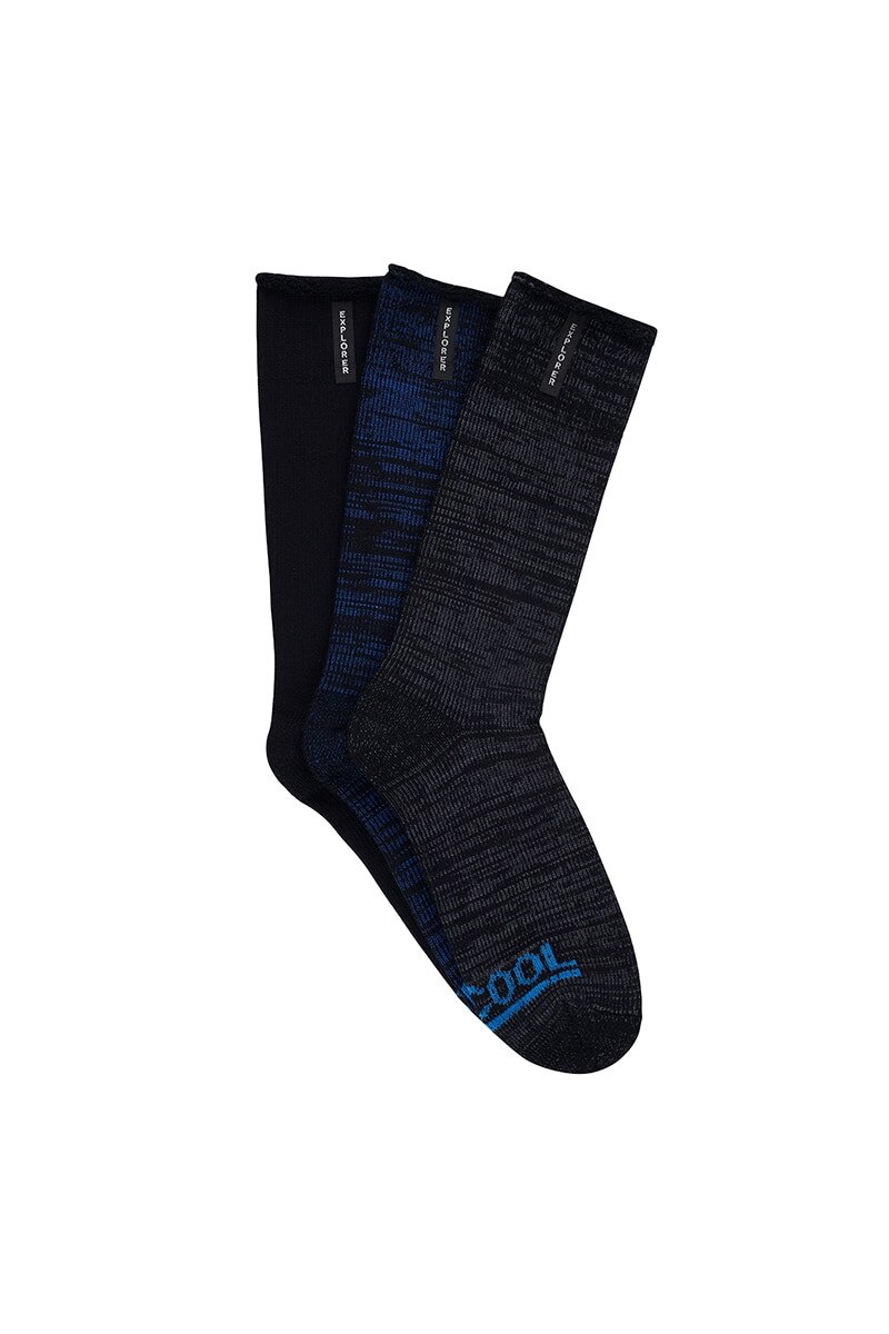 BONDS Mens Cool Temp Crew 3 Pack | SXR83N | Pack 01