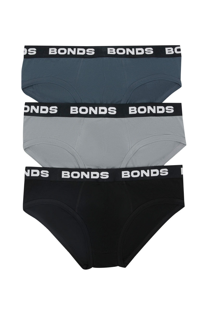 Bonds Total Package Brief 3 Pack | Mens Underwear | MWF73A