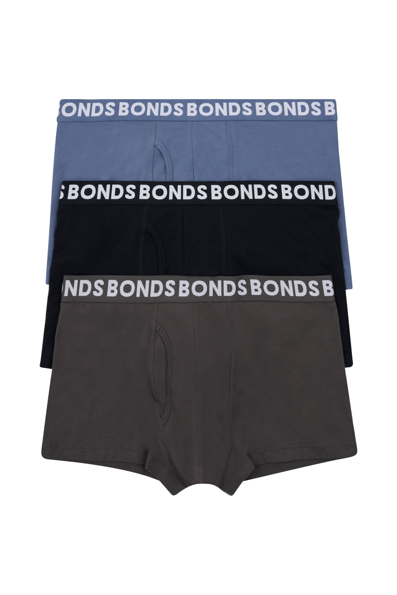 Bonds Classic Trunk 3 Pack | Mens Underwear | MWPY3A