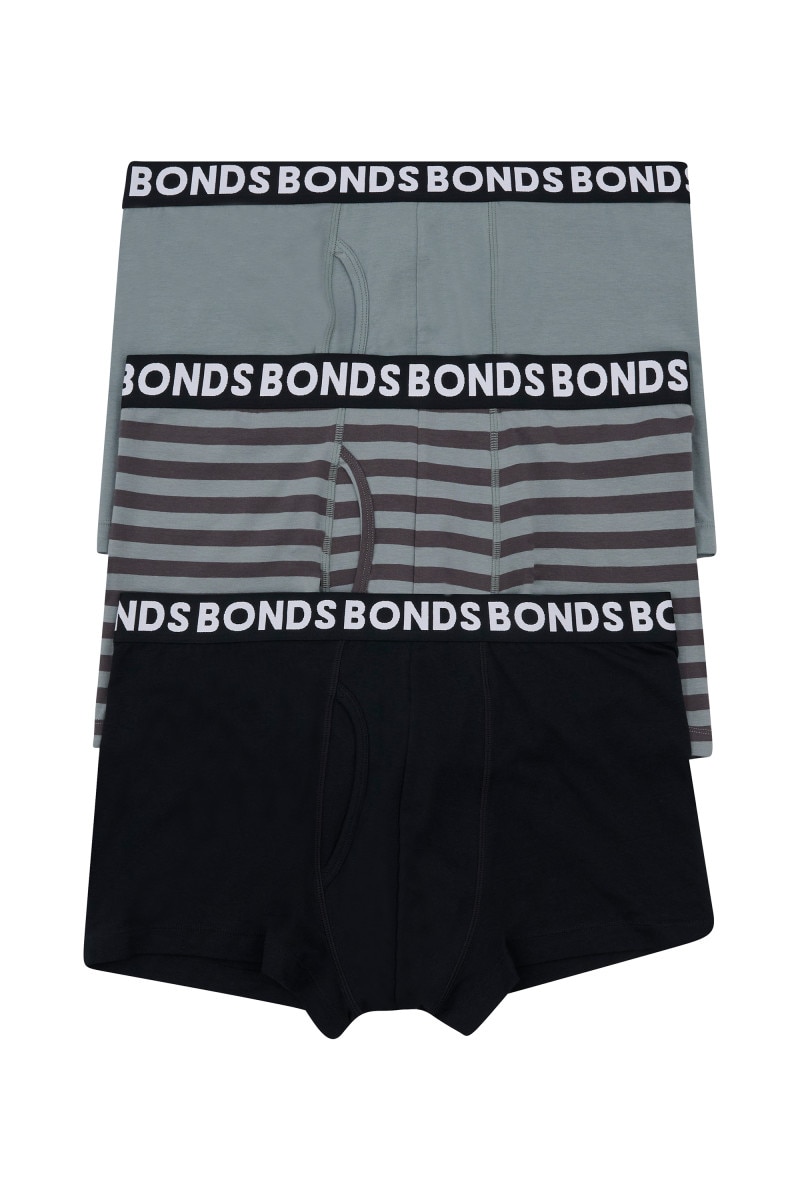 Bonds Classic Trunk 3 Pack | Mens Underwear | MWQ33A