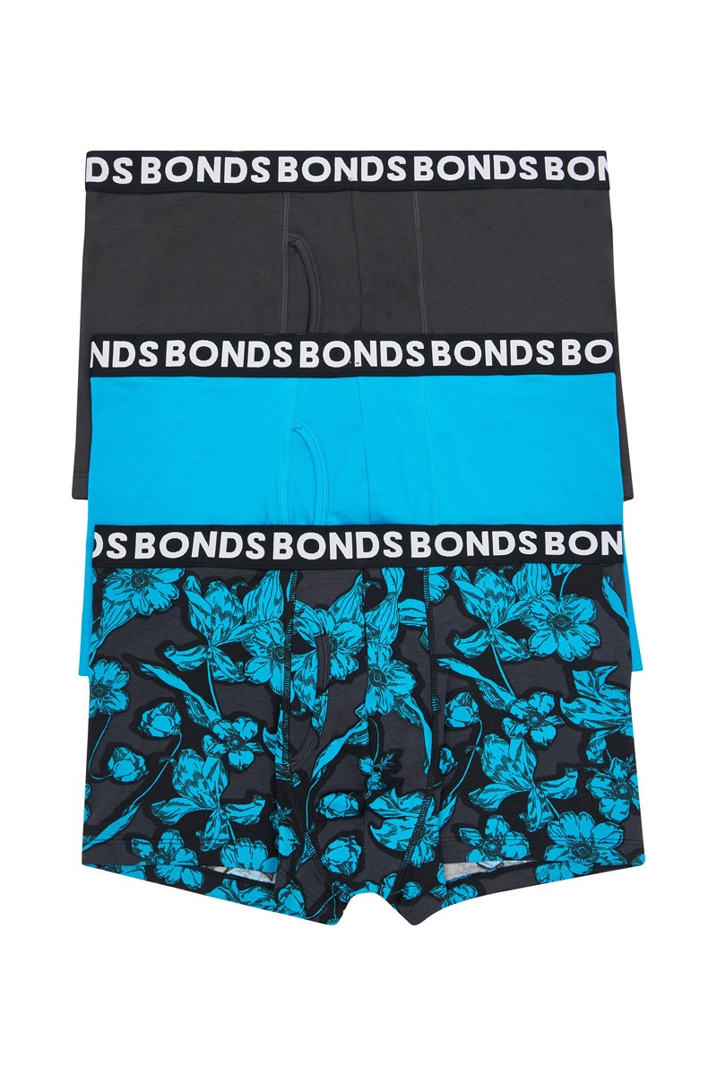 Bonds Classic Trunk 3 Pack | Mens Underwear | MWQ43A