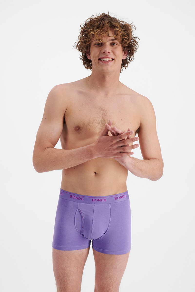 BONDS Guyfront Luxe Trunk | MWQF | Purple Ocean