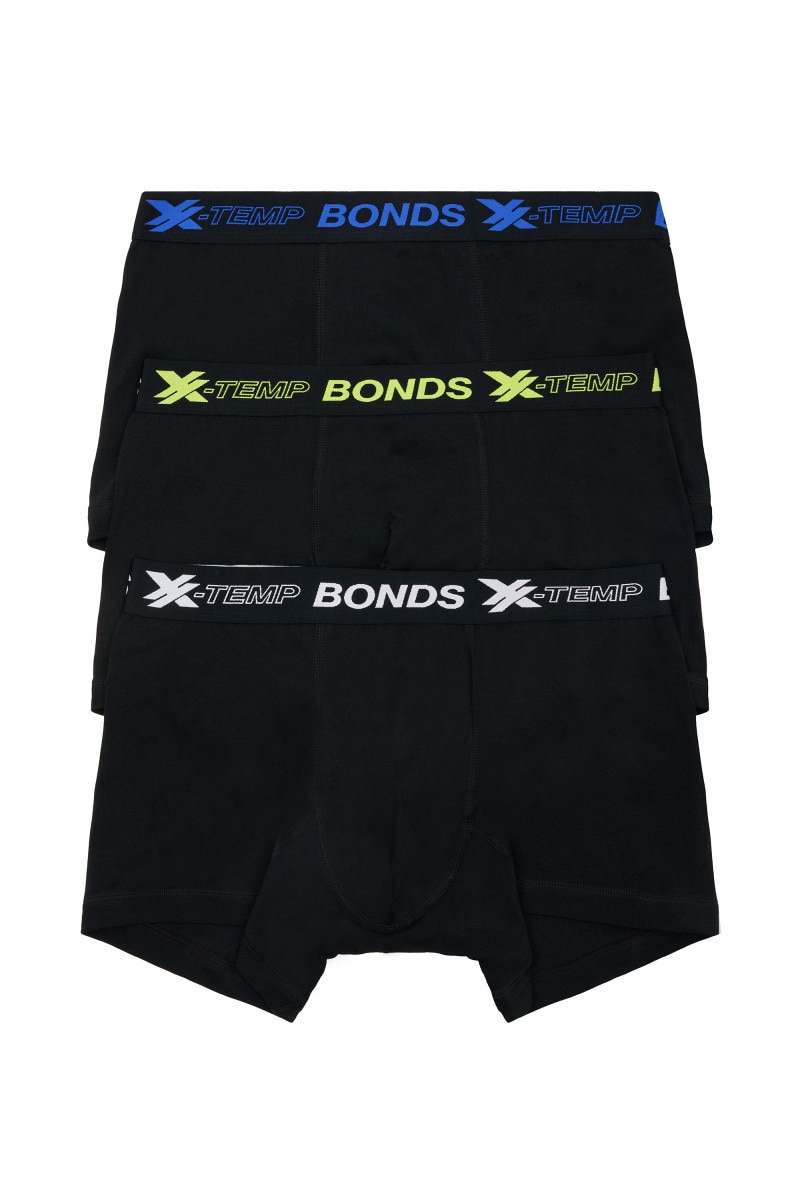 Bonds X-Temp Trunk 3 Pack | Mens Underwear | MXDW3A