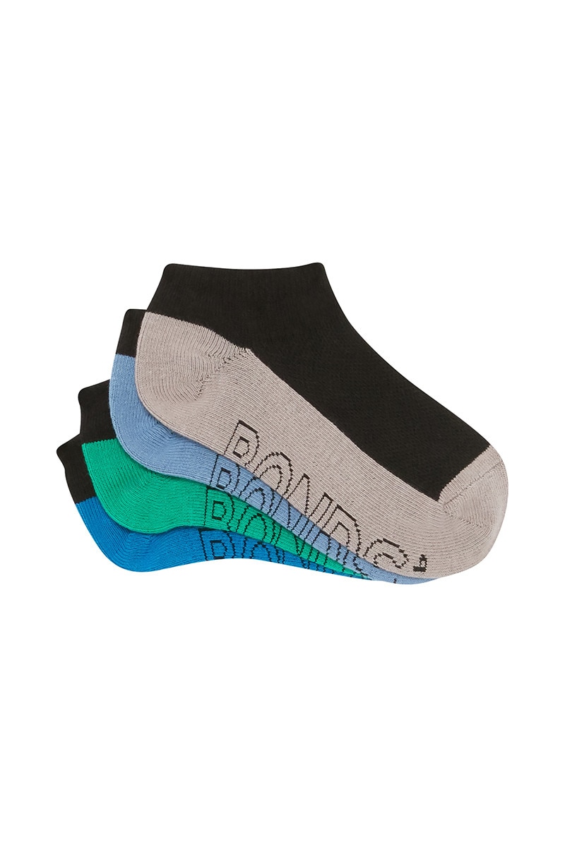 Bonds Kids Logo Light Low Cut Socks 4 Pack | Kids Socks | RXVL4N