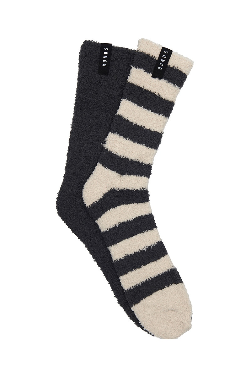 Bonds Mens Super Soft Crew Socks 2 Pack | Mens Socks | SXQF2N