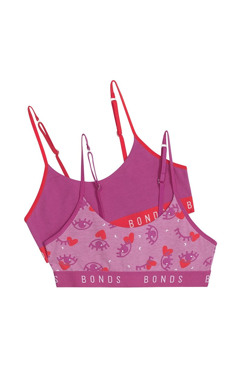 Bonds Girls Hipster Scoop Crop 2 Pack | Girls Crop | UWWV2A