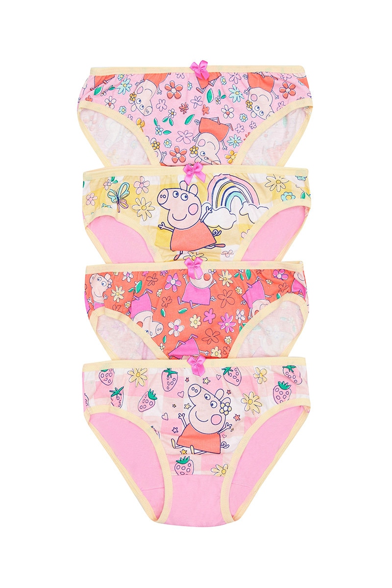 Rio Girls Peppa Pig Brief 4 Pack | Girls Underwear | UXL84R