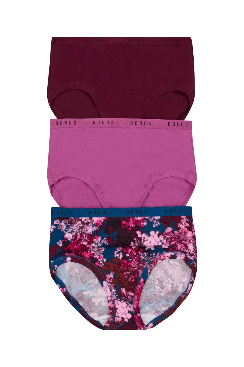 Bonds Cottontails Full Brief 3 Pack | Womens Underwear | WTNCA