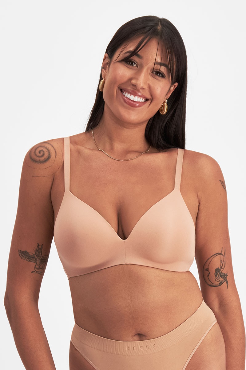 Bonds Bases Wirefree Scoop Bra| Womens Bra | YWJ3